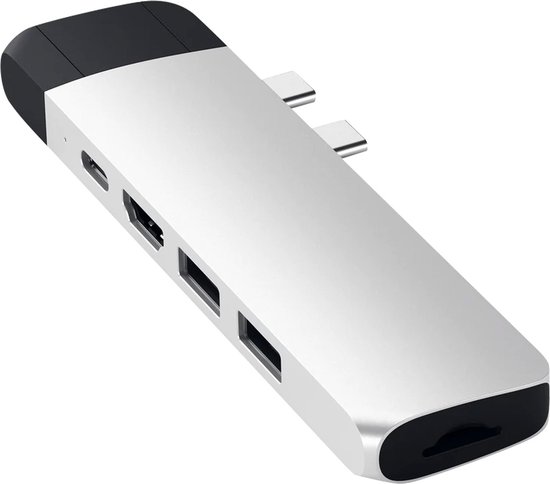 Satechi Type-C Pro Hub Ethernet & 4K HDMI - Zilver | bol.com
