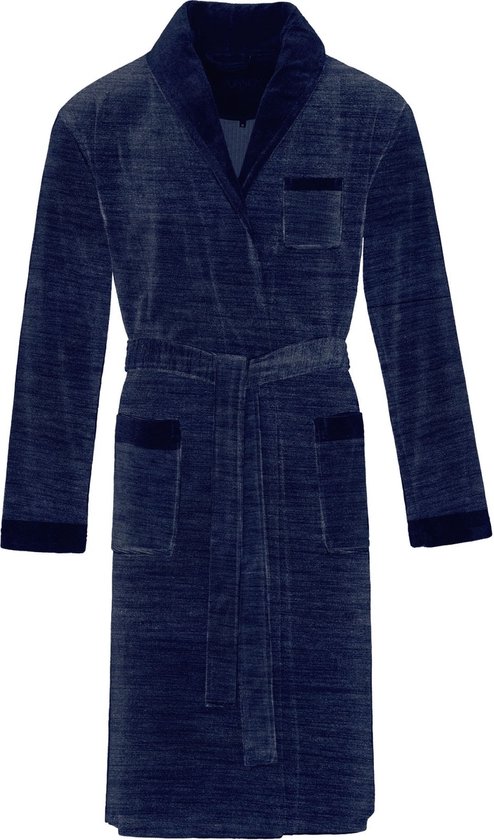 Vossen - Badjas - Heren - Jacket Shape - Alberto - Blue - M | bol