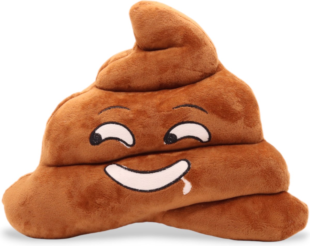 Emoji Kussen - Kawaii Kussen - Kawaii Knuffel - Bruin Poep Knuffel ...