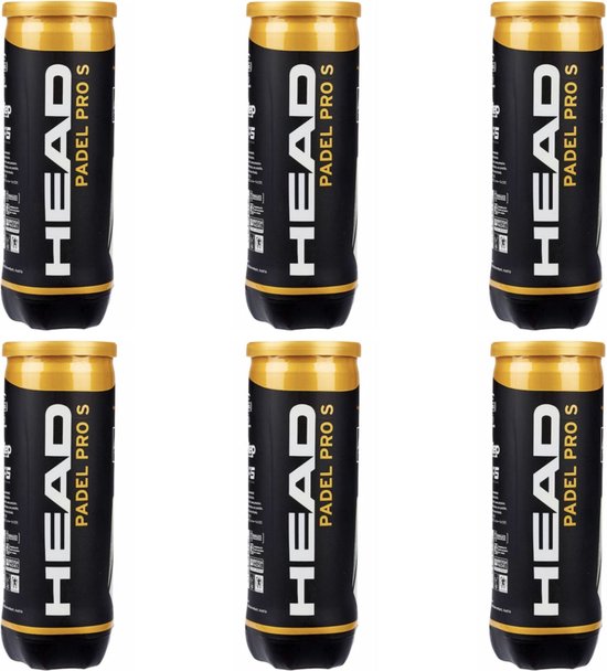 Head Padelballen Pro S - 6 tubes | bol.com