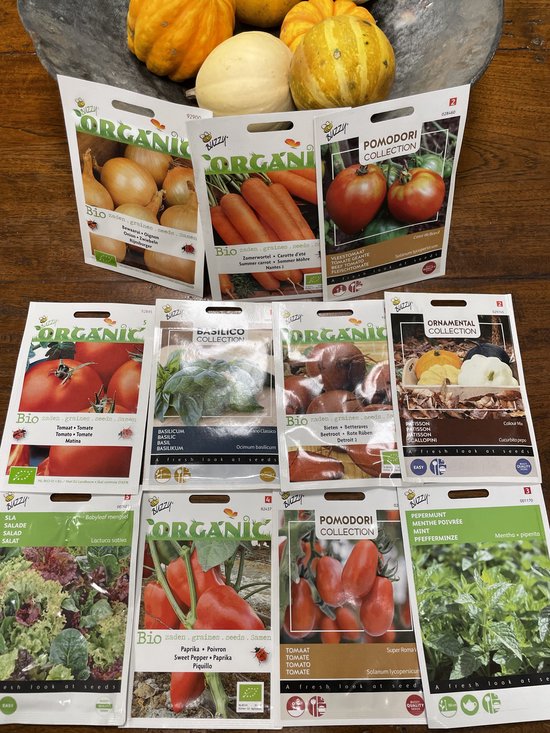 Buzzy Organic - Groentezaden - Bestverkochte zadenpakket - Veel extra ...