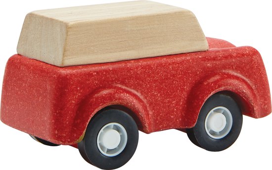 Plan Toys houten rode auto | bol.com