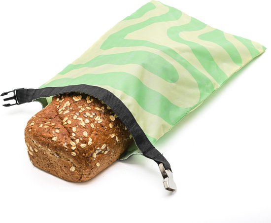 BROODNODIG® - Herbruikbare Broodzak (44x30cm) – 100% RPET – Broodzakken ...