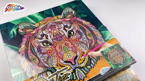 Grafix Diamond Painting Op Canvas | Vlinder | Formaat 30x30cm | diamond ...