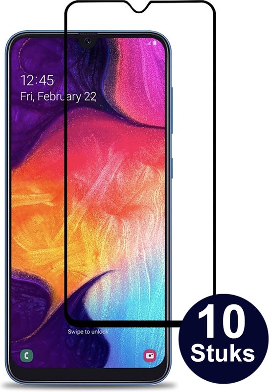Screenprotector Samsung Galaxy A50 Screen Protector Beschermglas - Full ...