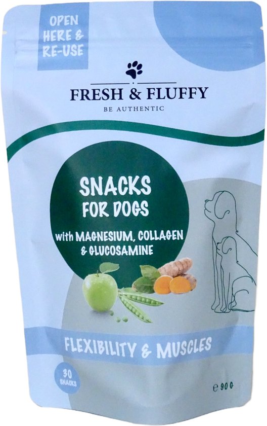 Fresh & Fluffy - Hondensnacks / supplementen Spieren & Gewrichten ...
