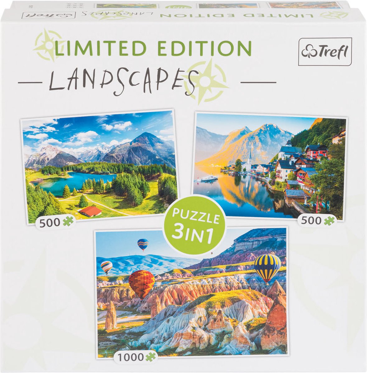 3 In 1 Puzzels Limited Edition Landscapes - Trefl | bol