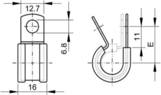 Leidingbeugel 16 mm | bol