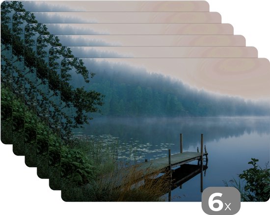 Natuur - Meer - Bos - Mist | bol.com