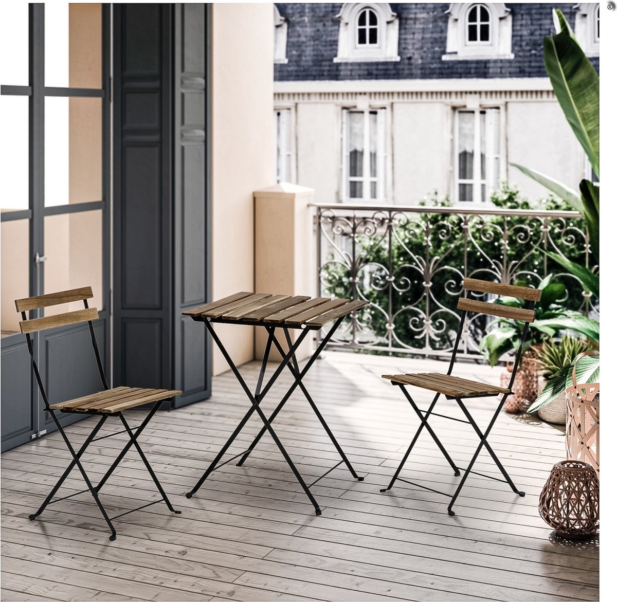 Balkonset - Balkonset 2 personen - Tuinset - Balkontafel - Balkonstoel ...