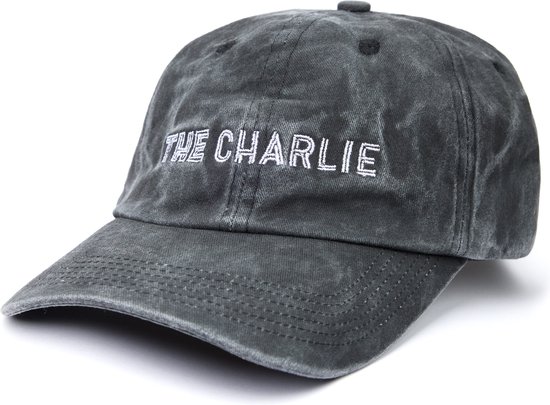 The Charlie - Baseballcap - Cap - Pet - Vintage - Wash - Zwart | bol.com