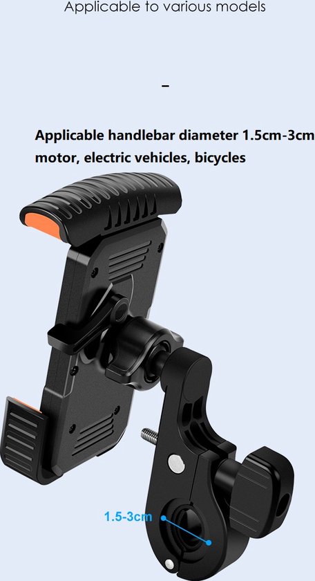 telefoonhouder fiets met 360 graden rotatie -Geschikt voor mobiele 4,5 ...