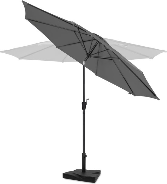VONROC Premium Parasol Recanati Ø300cm – Duurzame stokparasol combi set ...
