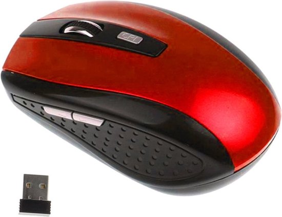 Elementkey 2.4 GHZ Draadloze Optische Kantoor Muis - USB Ontvanger ...