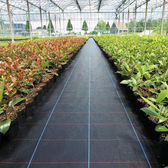 2X10M 100G/㎡ Weed Fleece Tuin Fleece Grond Stof Weed Film Mulch Fleece ...