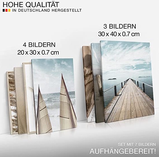 wanddecoratie \ Decoratie Modern \ Foto Muur set \ 3d Photo Wall set 7 ...