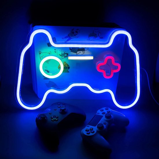 'PLAYSTATION CONTROLLER - NEON LED WANDLAMP - NEON VERLICHTING ...