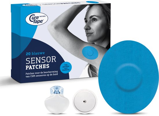 CureTape Patches - Sensor Pleisters - Blauw - Pleisters voor Freestyle ...