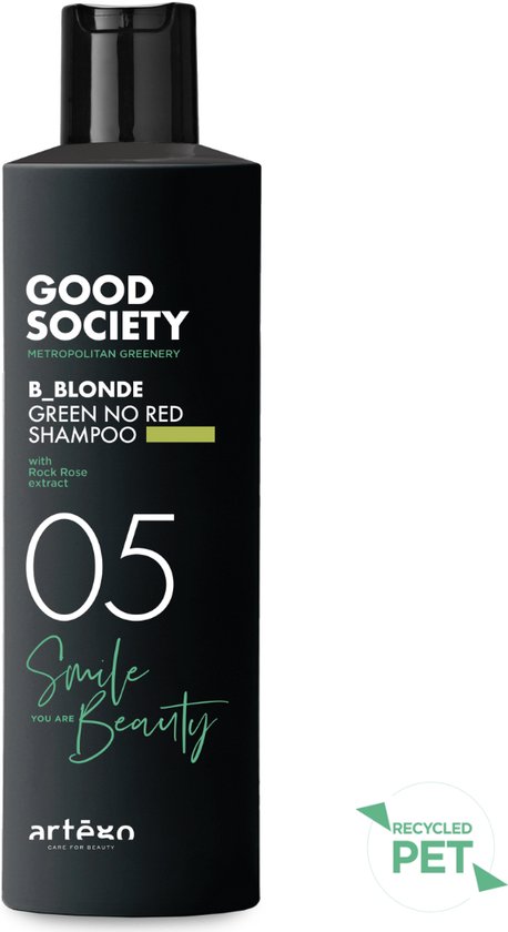 Artègo Good Society - 05 B_Blonde Green No Red Shampoo 1000ml | bol