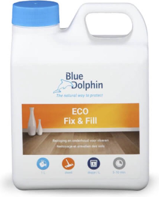 Blue Dolphin Eco Fix & Fill - Reinigingsmiddel voor vloeren - Dweilen | bol
