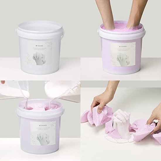 Plaster Hand Set - Hand Casting Kit for Plaster Hands Making - 3D ...