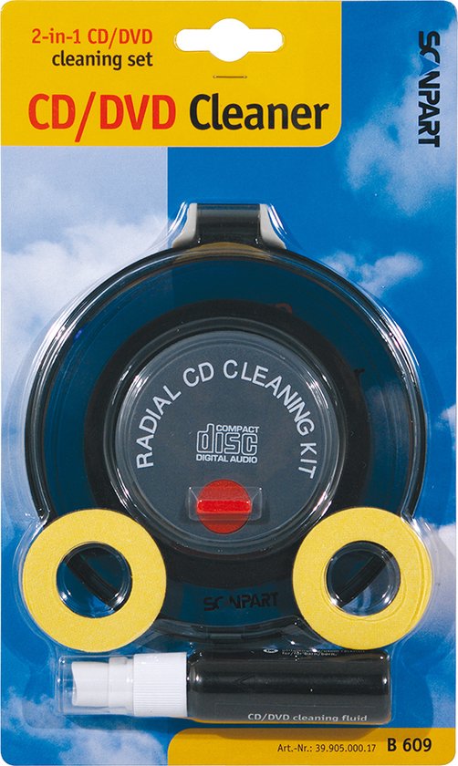 Bandridge VSC263 CD/DVD Lens cleaner | bol.com