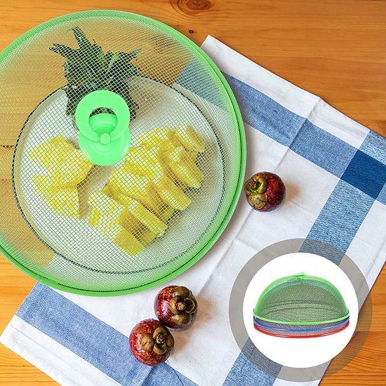 3 Pack Food Mesh Cover Fly Cover Fly Screen Cover Food Cover Outdoor ...