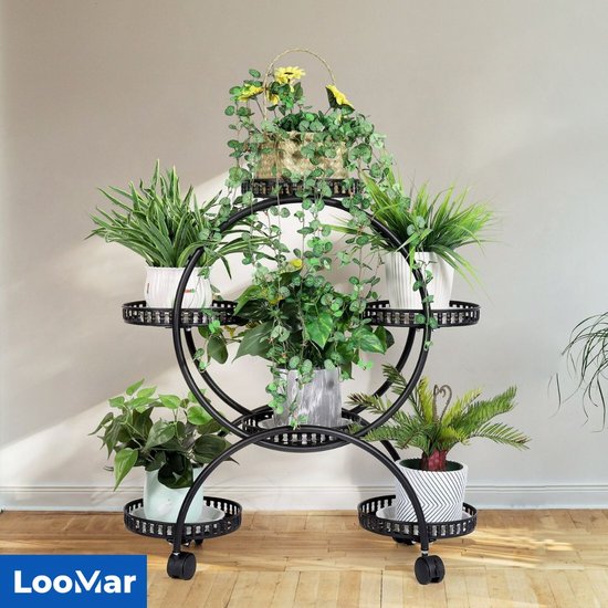 LooMar Plantenrek – Plantentafel – Plantenstandaard / Plantenhouder ...