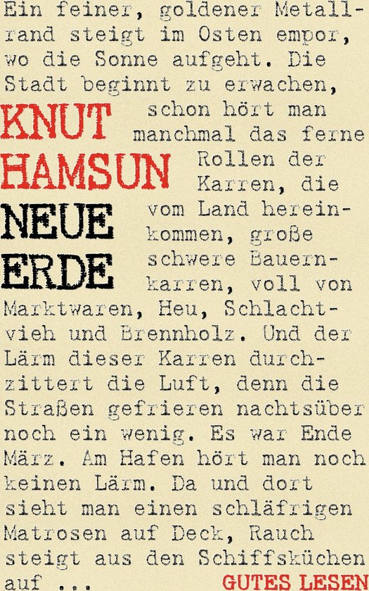 Neue Erde (ebook), Knut Hamsun | 9783744871297 | Boeken | bol.com