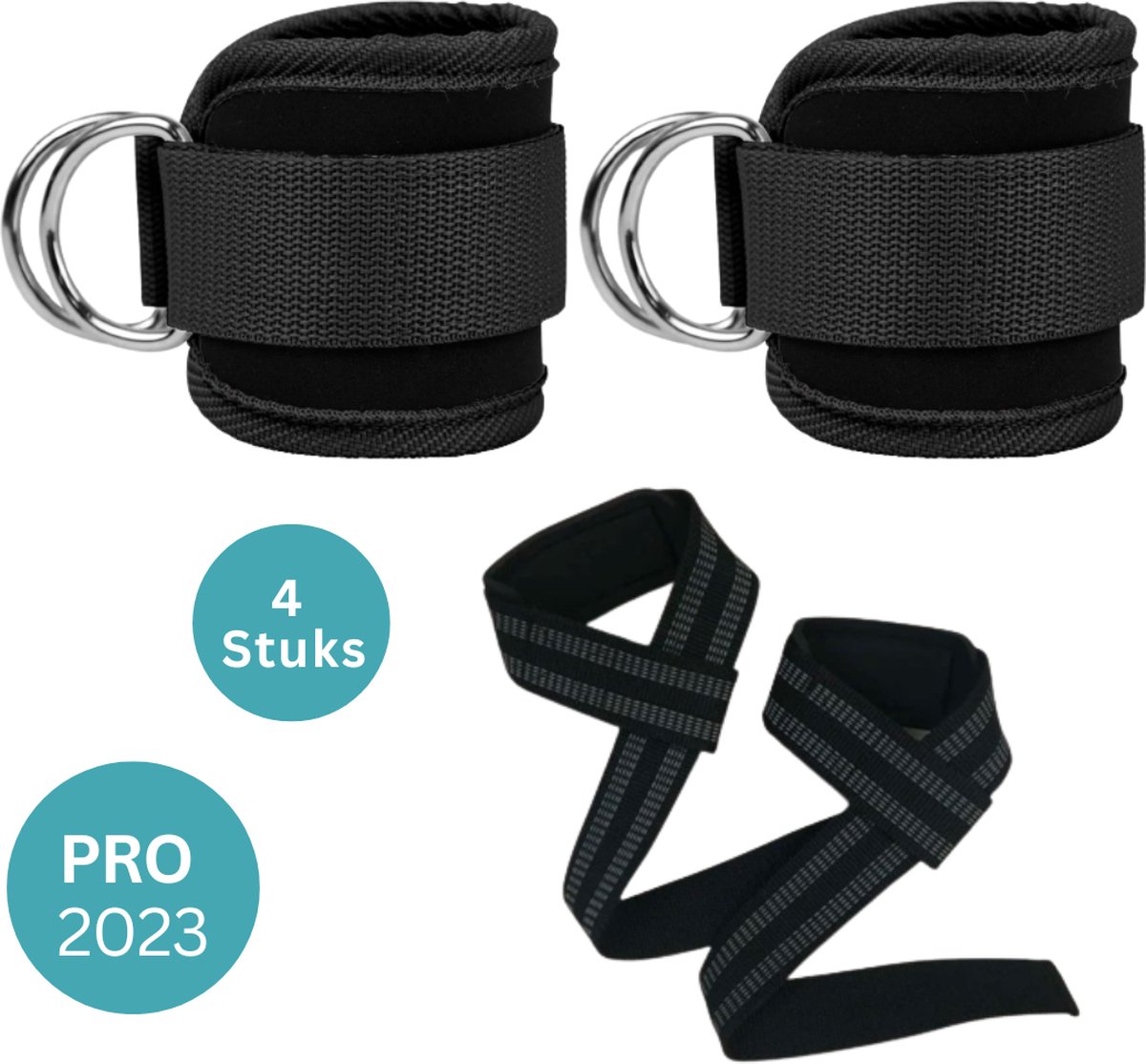 BeautyFit - 4 delig Fitness Enkelband - inclusief straps ...