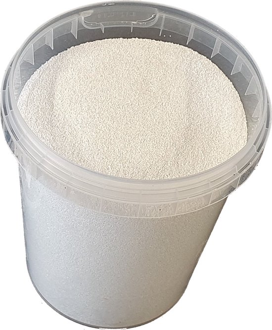 Fijne witte glitters - 400 gram in emmer - Maat: 1/64 | 0,6 mm | 15 Hex ...