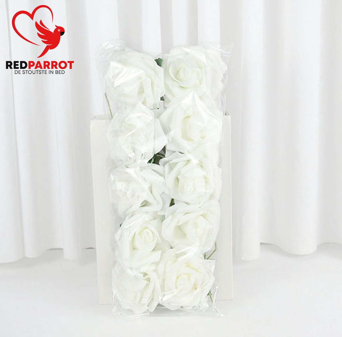 Luxe kunst rozen set van 10 | Decoratie | Nep rozen | Vastbinden ...