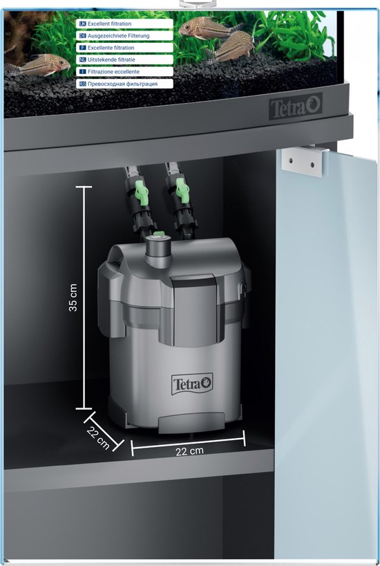 Tetra Ex Buitenfilter 500 Plus - Aquariumfilter - Tot 100 L | bol.com
