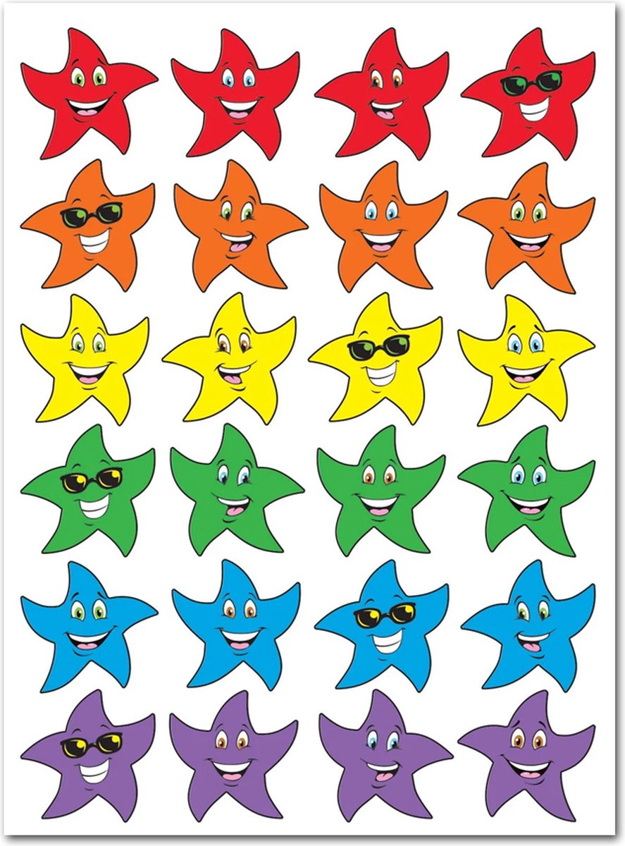 Geurstickers Sterren - Stickervellen - Sterren Geurstickers ...