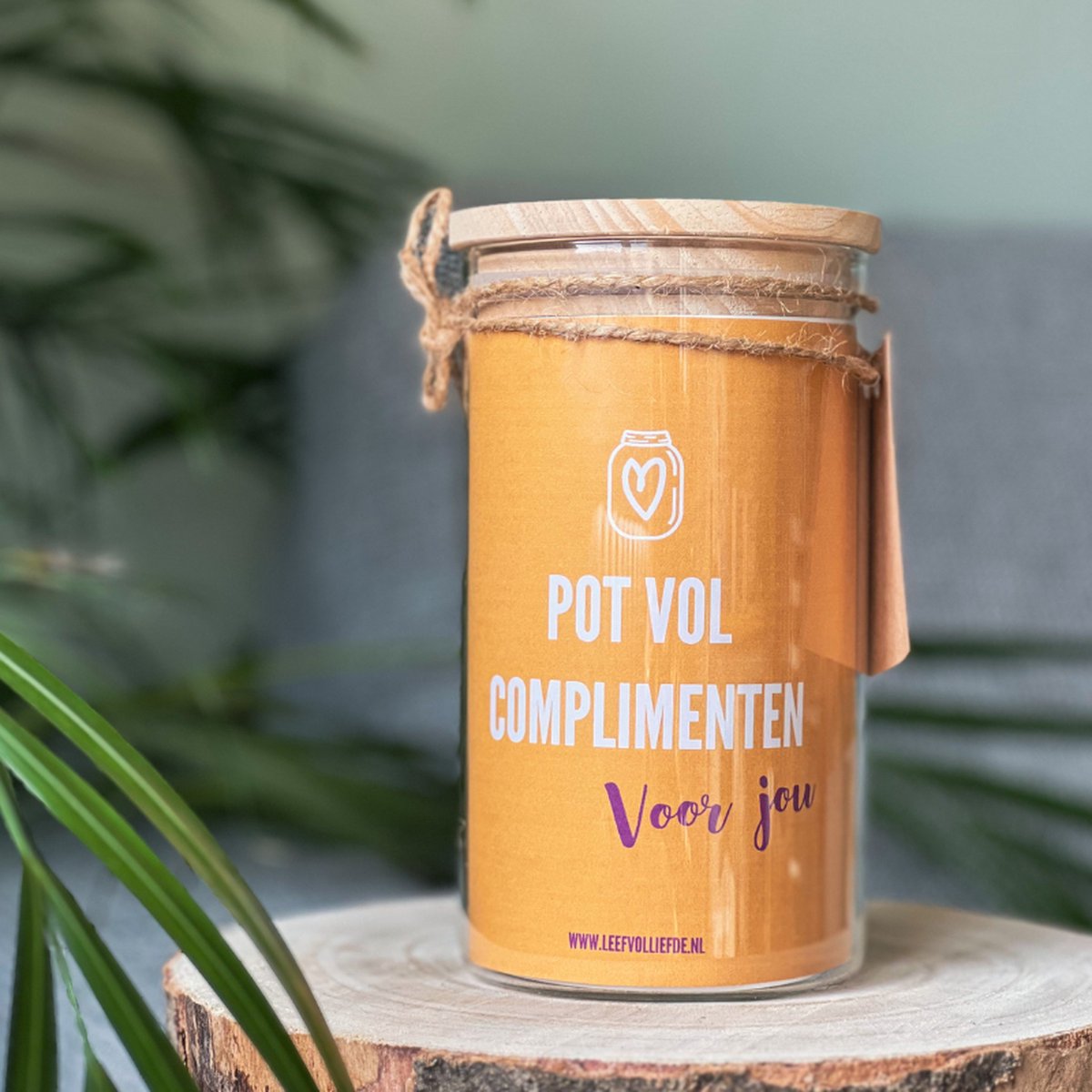 Pot Vol Complimenten - Kleur Geel | bol.com