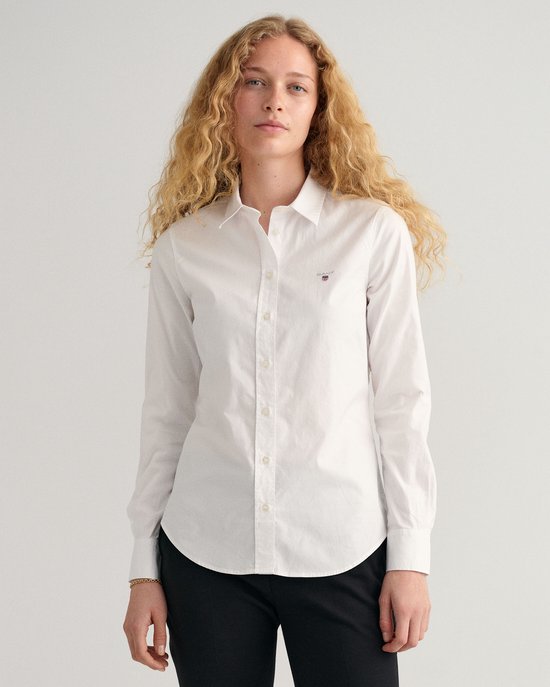 Gant stretch oxford blouse | bol.com