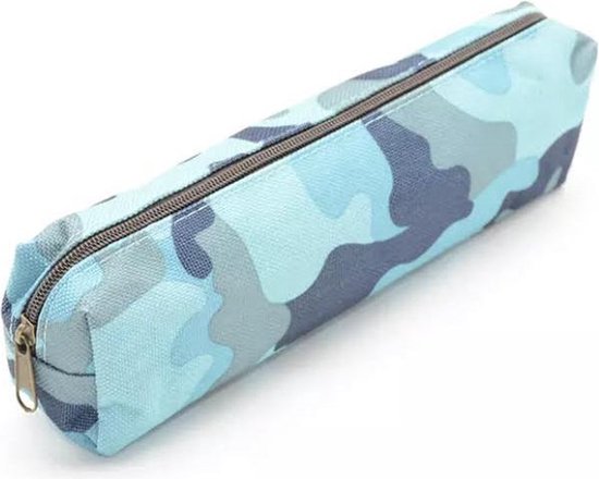 Akyol - Camouflage etui | leger print | Blauw | camouflage | school ...