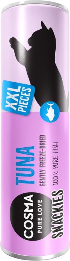 Cosma Pure Love Snackies XXL-Stukjes Pure Tonijn 25g | bol