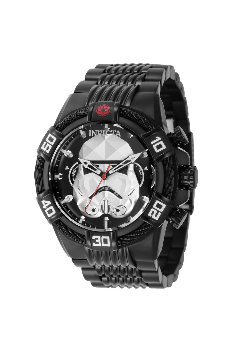 Invicta Star Wars - Stormtrooper 41326 Quartz Herenhorloge - 50mm | bol.com