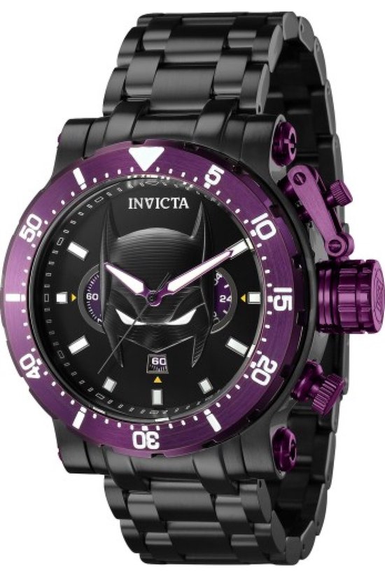 Invicta DC Comics - Batman 41164 Quartz Herenhorloge - 53mm | bol.com