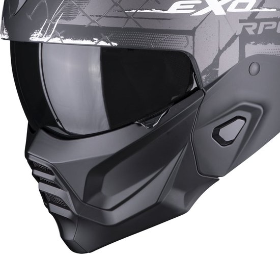 Scorpion Exo-Combat Ii Xenon Matt Black-White XS | bol.com