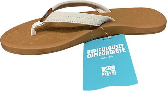 Reef Tides White-badslipper-slipper voetbed-reef slipper | bol.com
