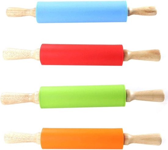 Deegroller hout – houten deegroller - rolhout | bol