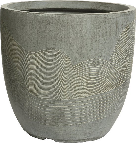 Feline Planter S Fiberclay clayfibre GrijsDecoris | bol.com