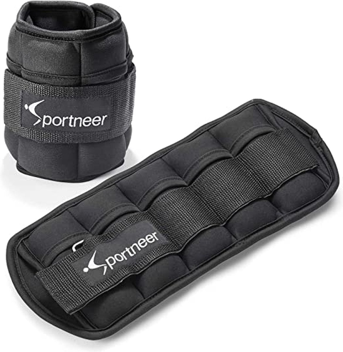 Gewichtsmanchetten - 2x stuks - verstelbare enkelgewichten set, voet ...