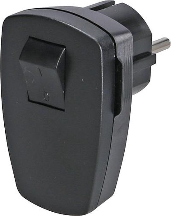 Koppelcontactstop met aardingssysteem zwart - 1704.0500.9 - E3MHM | bol