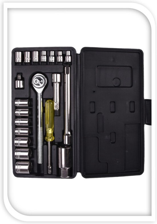 Dopsleutelset - Doppendoos - 20-delig | bol