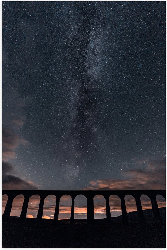WallClassics - Poster (Mat) - Ribblehead Viaduct onder de Sterren ...