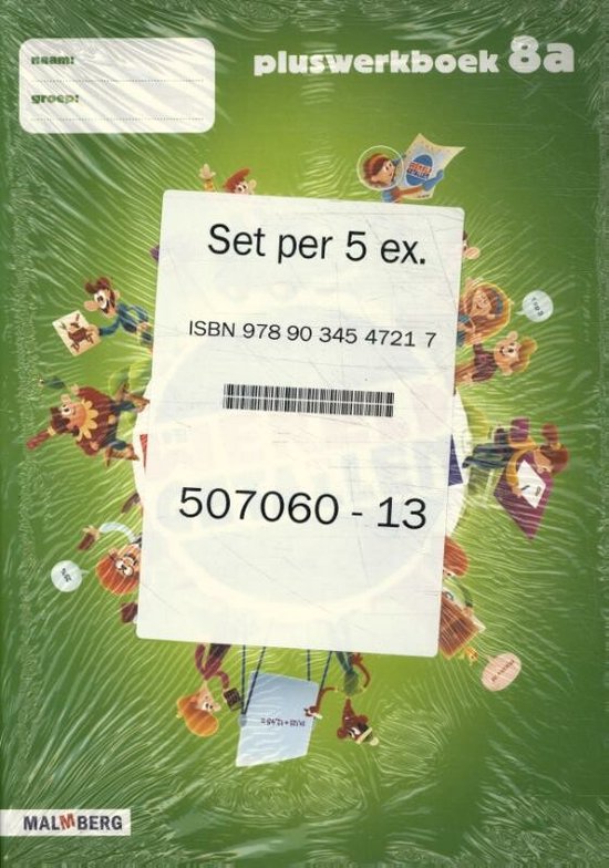 De wereld in getallen (5 ex) groep 8 pluswerkboek 8A | 9789034547217 ...