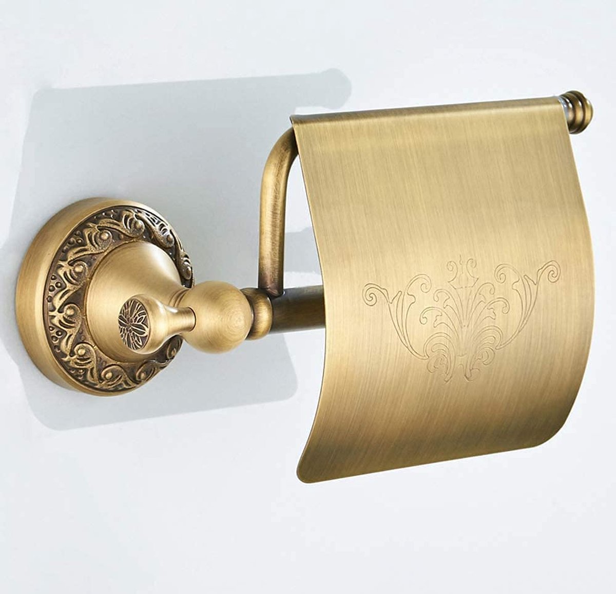 CASEWIND Toiletpapierhouder antiek, wc-papierhouder messing, wc ...